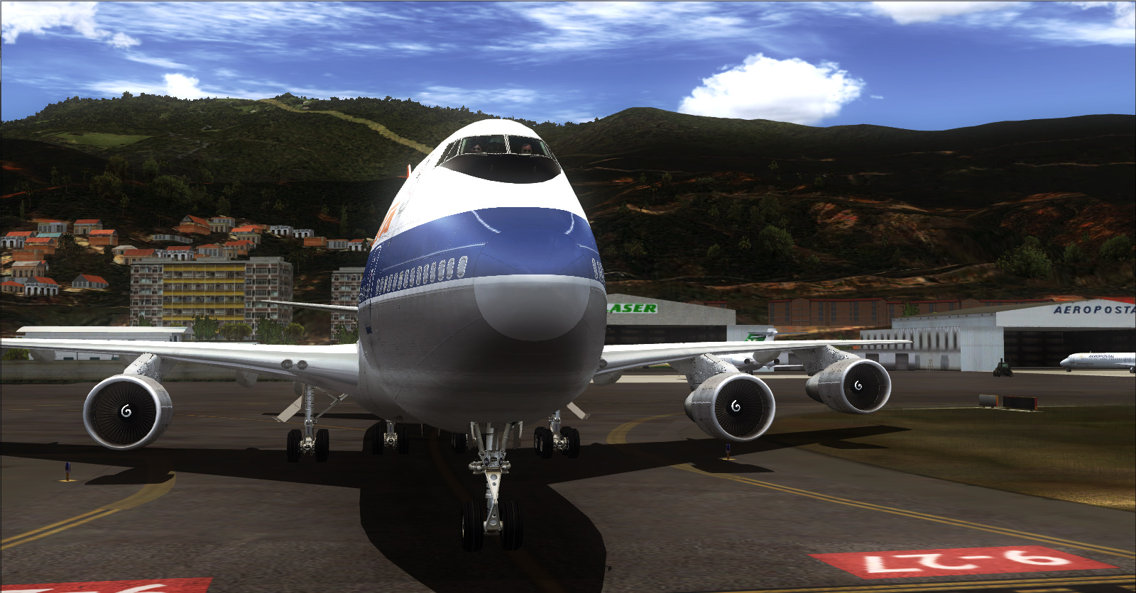 [FSX/P3D] CLS HD Boeing 747-200 Viasa - World Airways N749WA