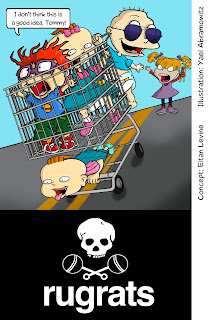 YAEL ABRAMOWITZ DESIGNS: Rugrats/ Jackass Crossover