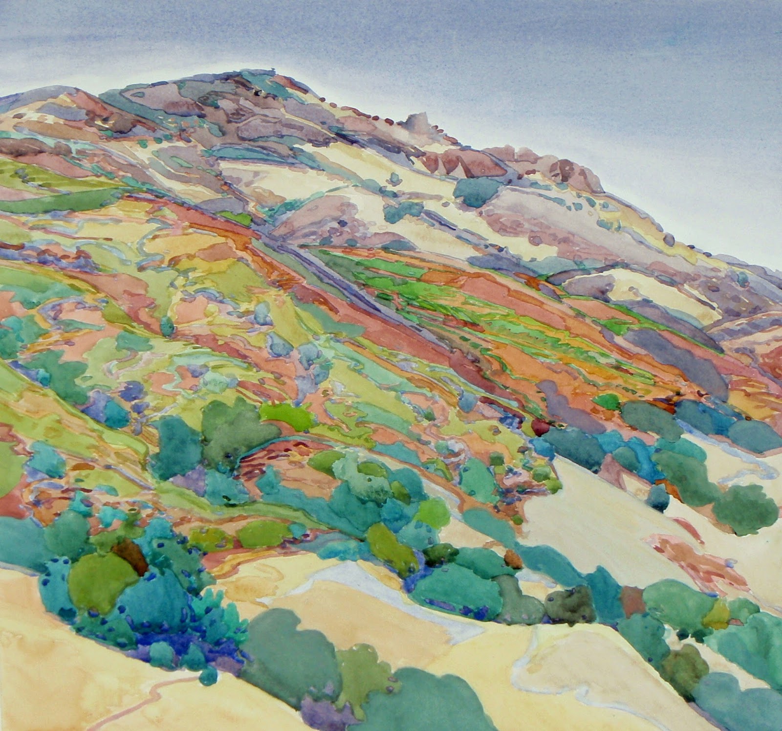 robin purcell california watercolors in the plein air tradition: 2017