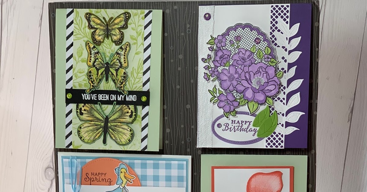 Make these beautiful handmade cards in our February 24 Card class ...