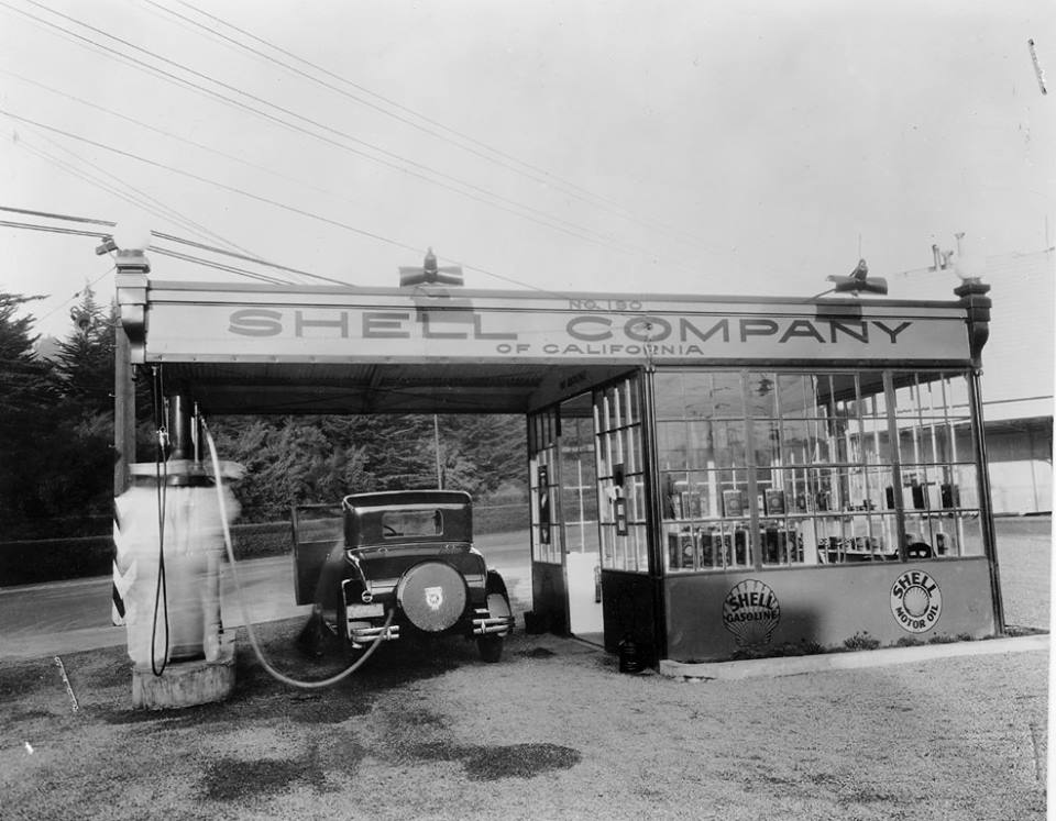 Just A Car Guy: Simple, easy to build gas stations, from about 90 years ago