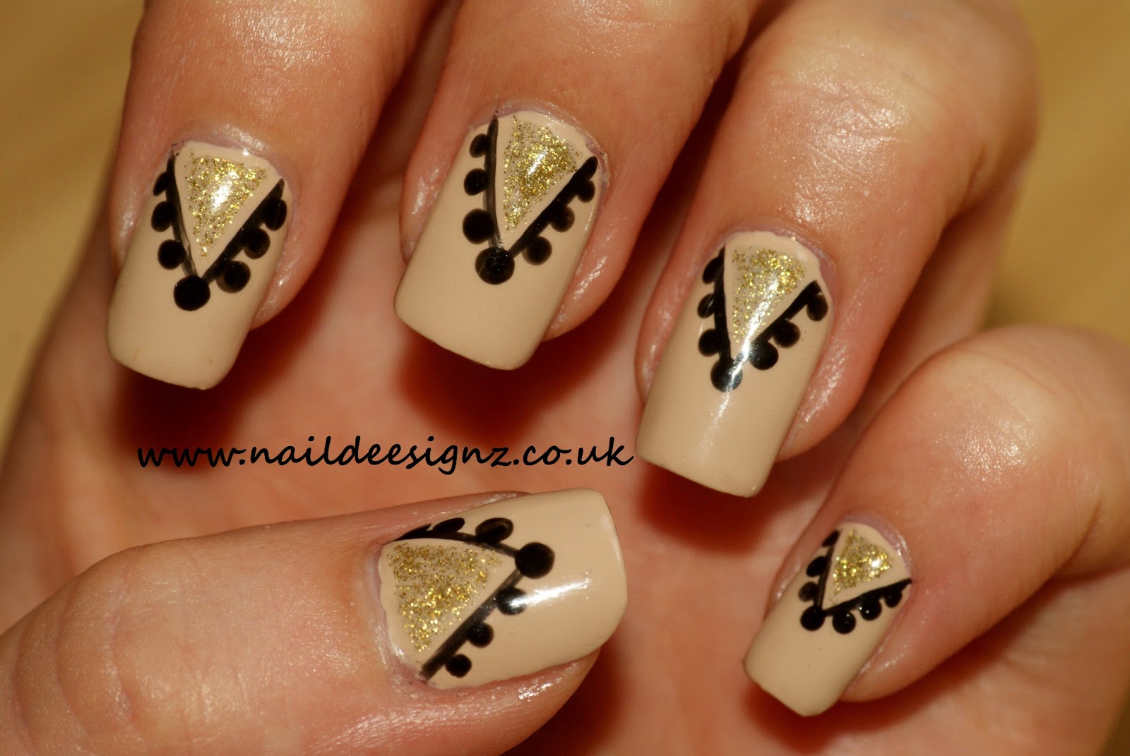Simple Aztec Nail Designs