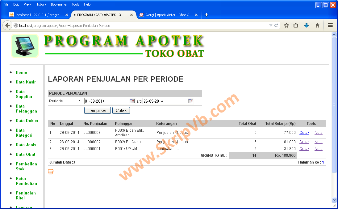 Sistem Informasi Penjualan: Sistem Informasi Penjualan Apotek berbasis ...