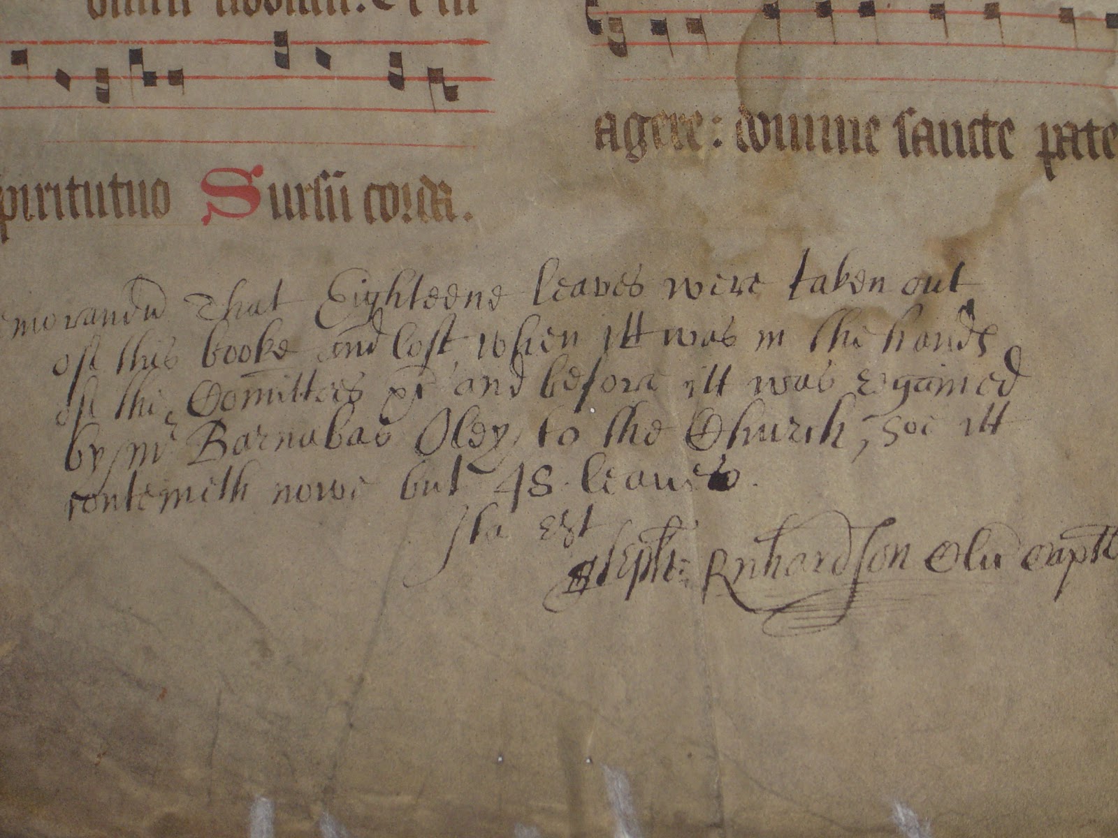 Worcester Cathedral Library and Archive: The Worcester Medieval Music ...