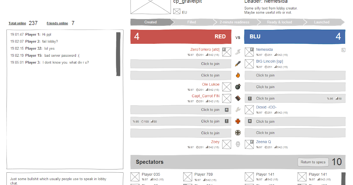 TF2 Center: Designs - lobbies themselves