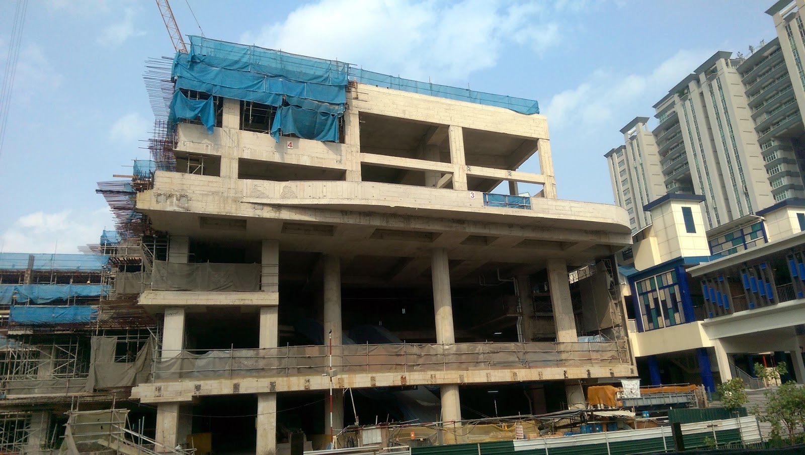 Downtown Line Construction: Bukit Panjang Station