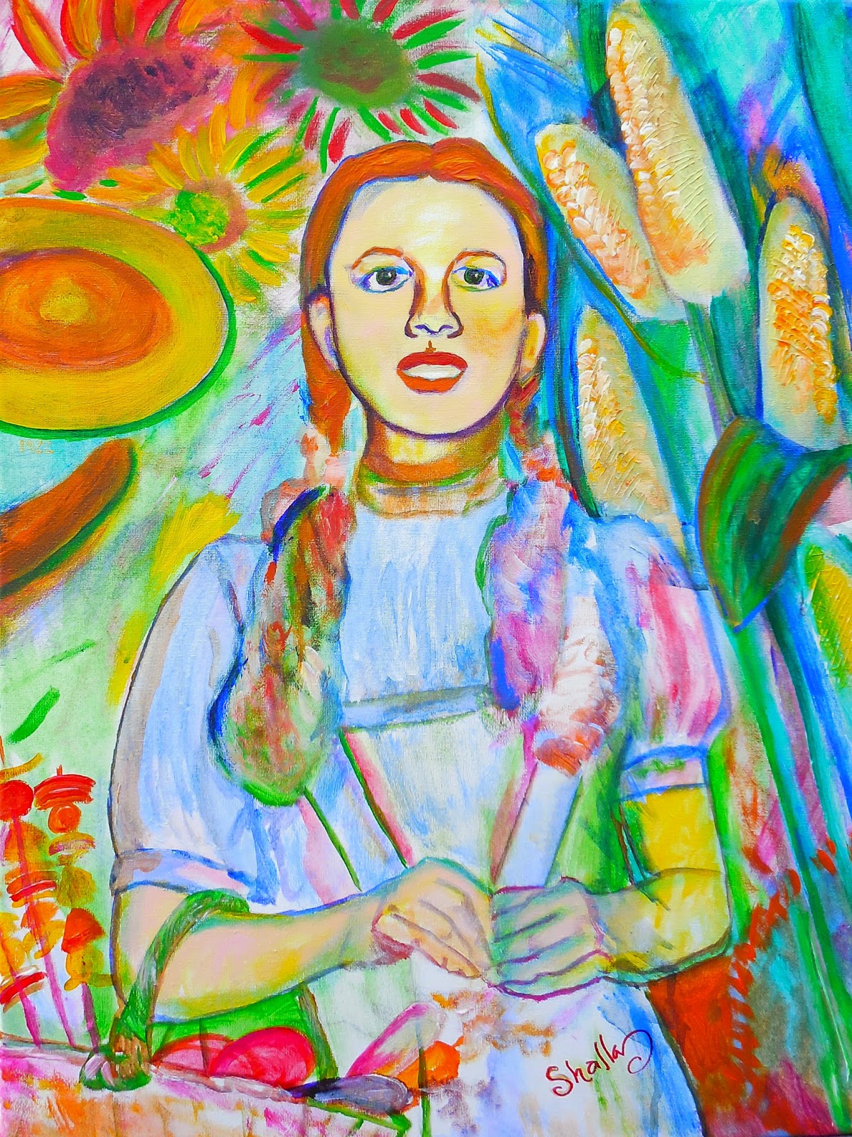 SHALLA Paintings: 18"x24" Acrylic Paintings by Shalla