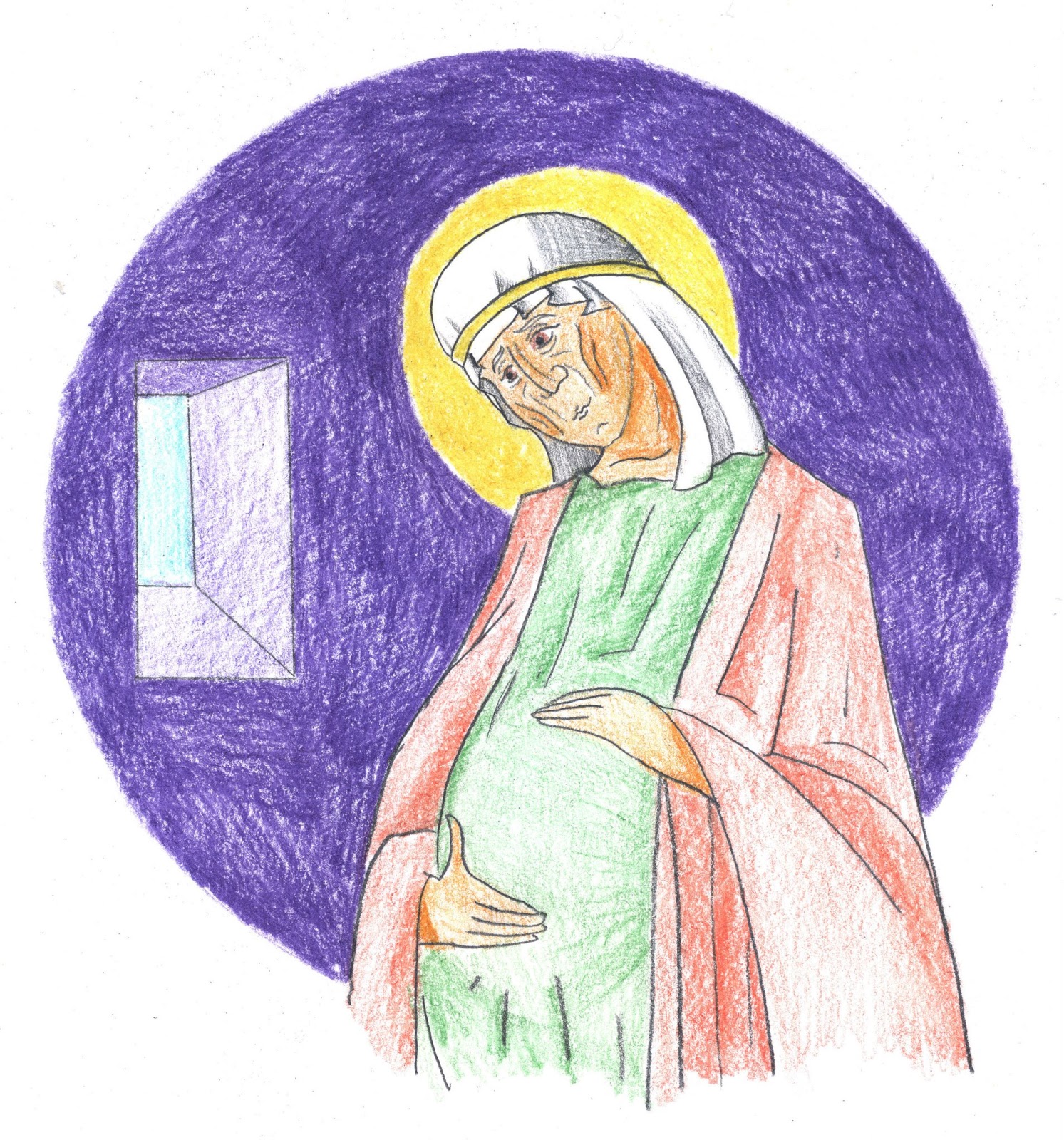 Bible Illustrated Luke 1 24 25 Bible Illustrated Luke 1 24 25