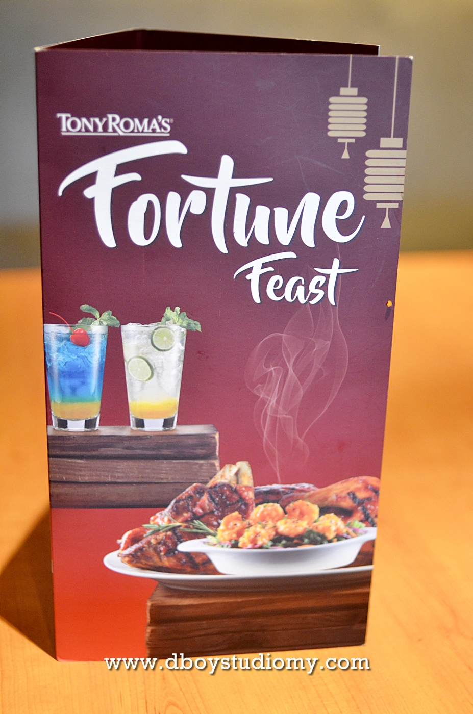 FEAST ON FORTUNE TOGETHER WITH TONY ROMA'S. - dboystudio