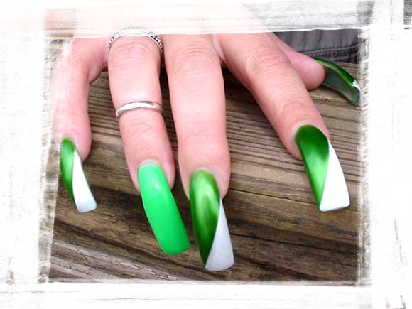 Irish-Inspired Nail Art by Dana Greiner for St. Patrick's Day ~ nail ...