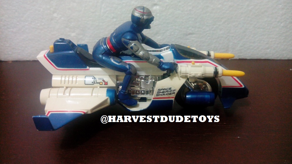 Shaider Blue Hawk by Bandai - Toy Review! ~ HarvestDude Toys