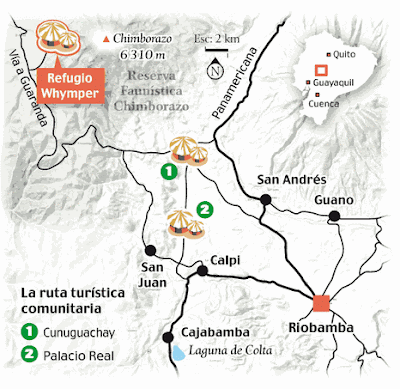 Cordillera de Los Andes: Chimborazo muestra su ruta para el andinismo