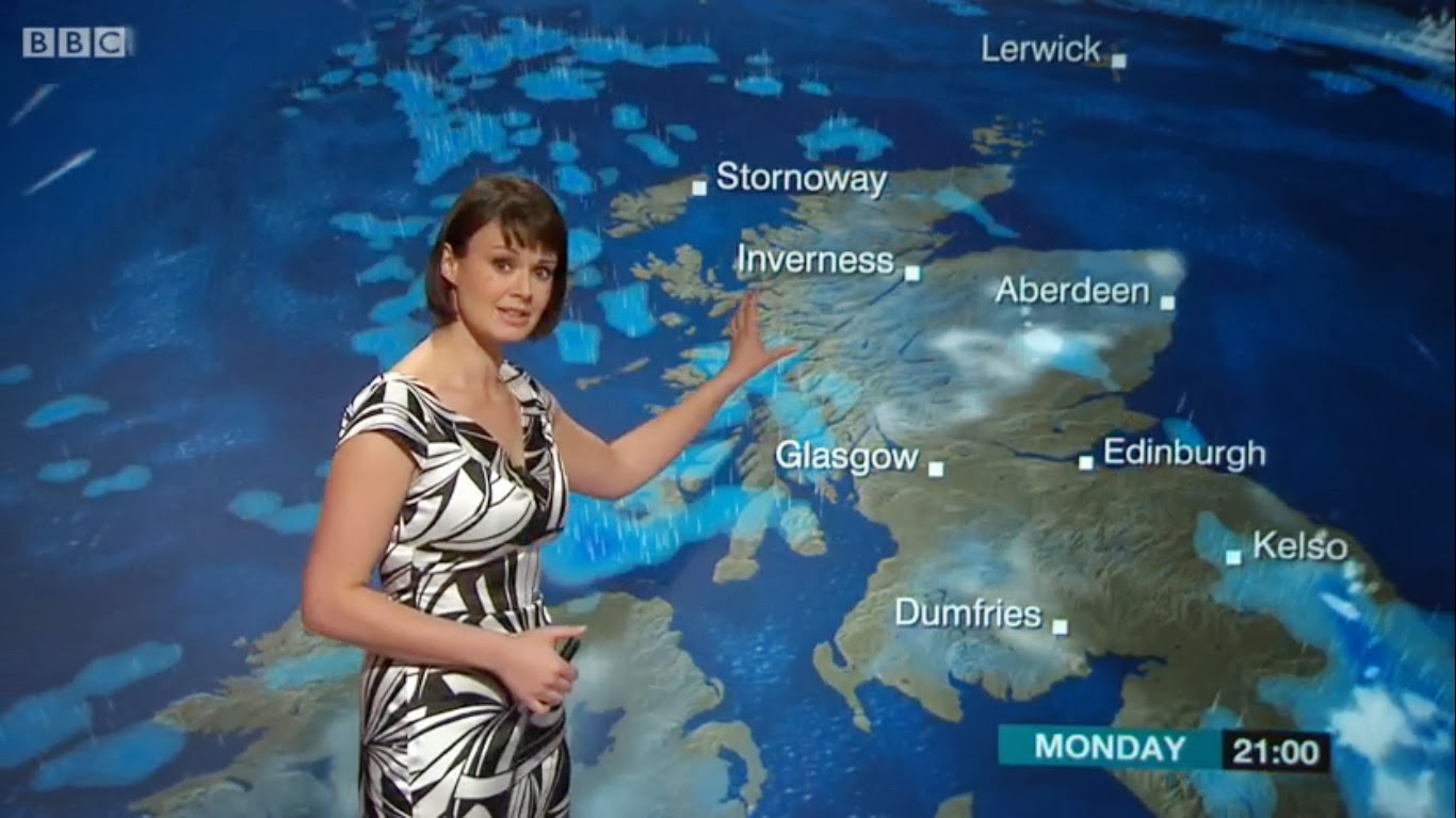 UK Regional News Caps: Gillian Smart - BBC Reporting Scotland Weather