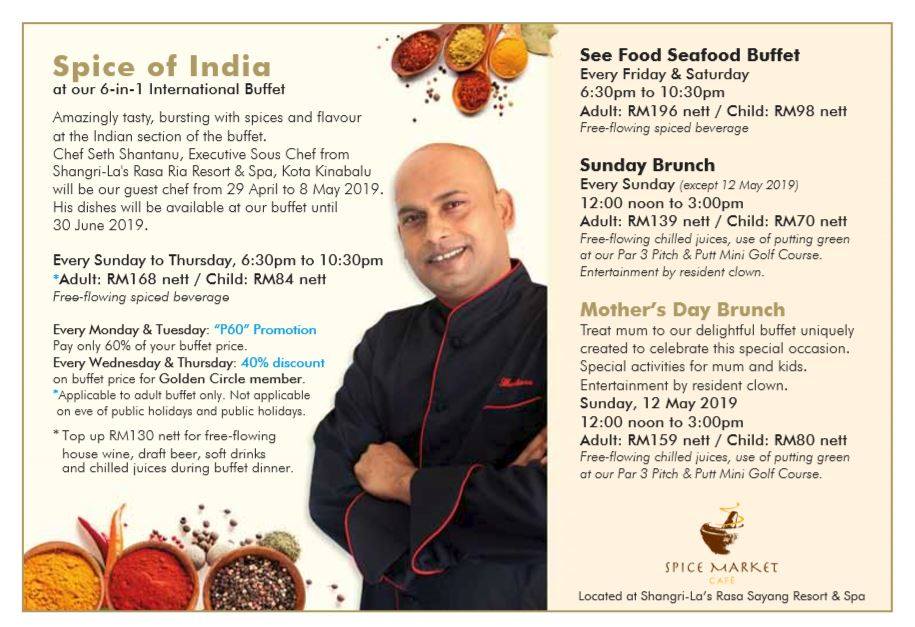 Special Appearance of Chef Seth Shantanu's Indian Cuisine at Spice ...