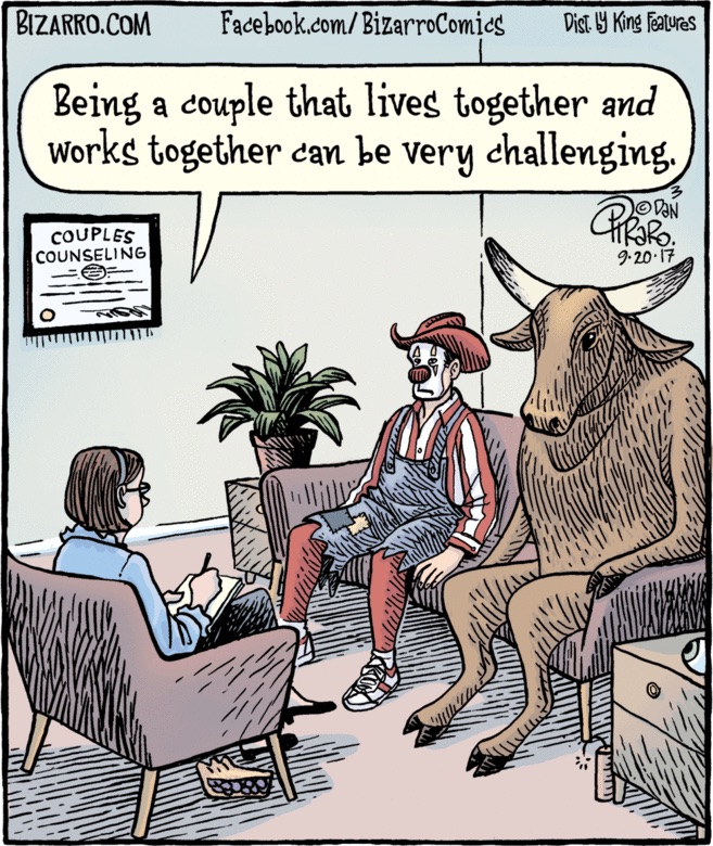 All Fall Down: The Craft & Art of Physical Comedy: Bizarro Cartoon Roundup