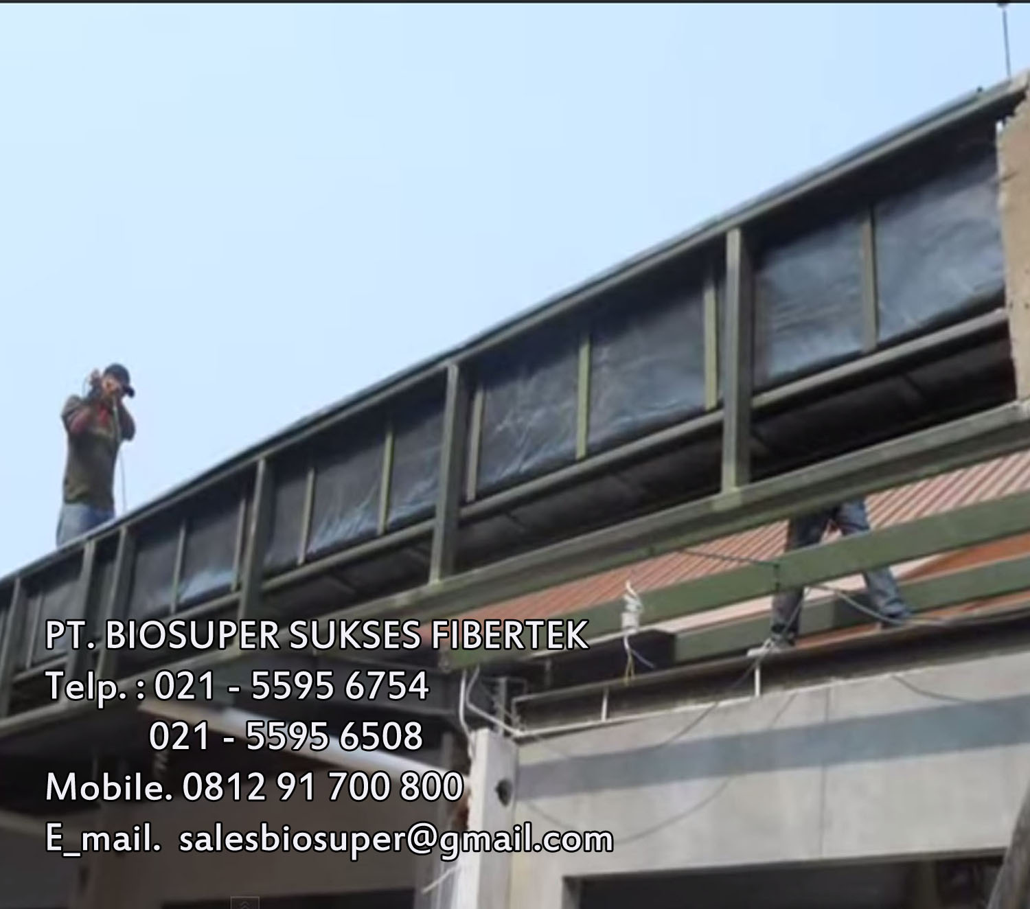 Talang Fibreglass, Talang Fiber, Talang Air yang Terbuat Dari Bahan ...