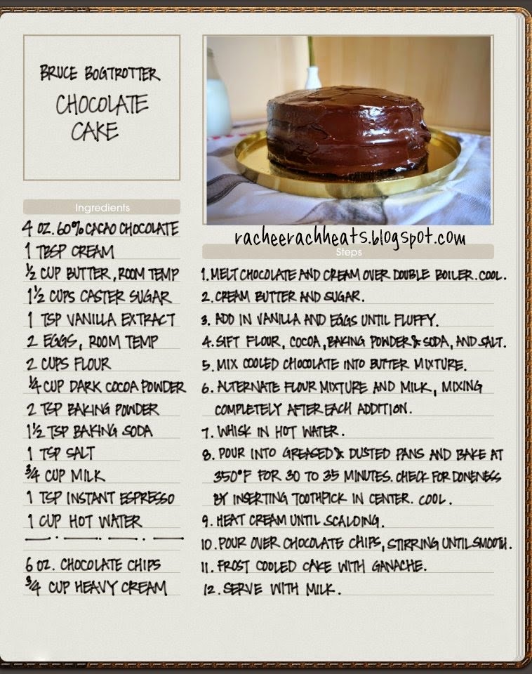 Bruce Bogtrotter Chocolate Cake