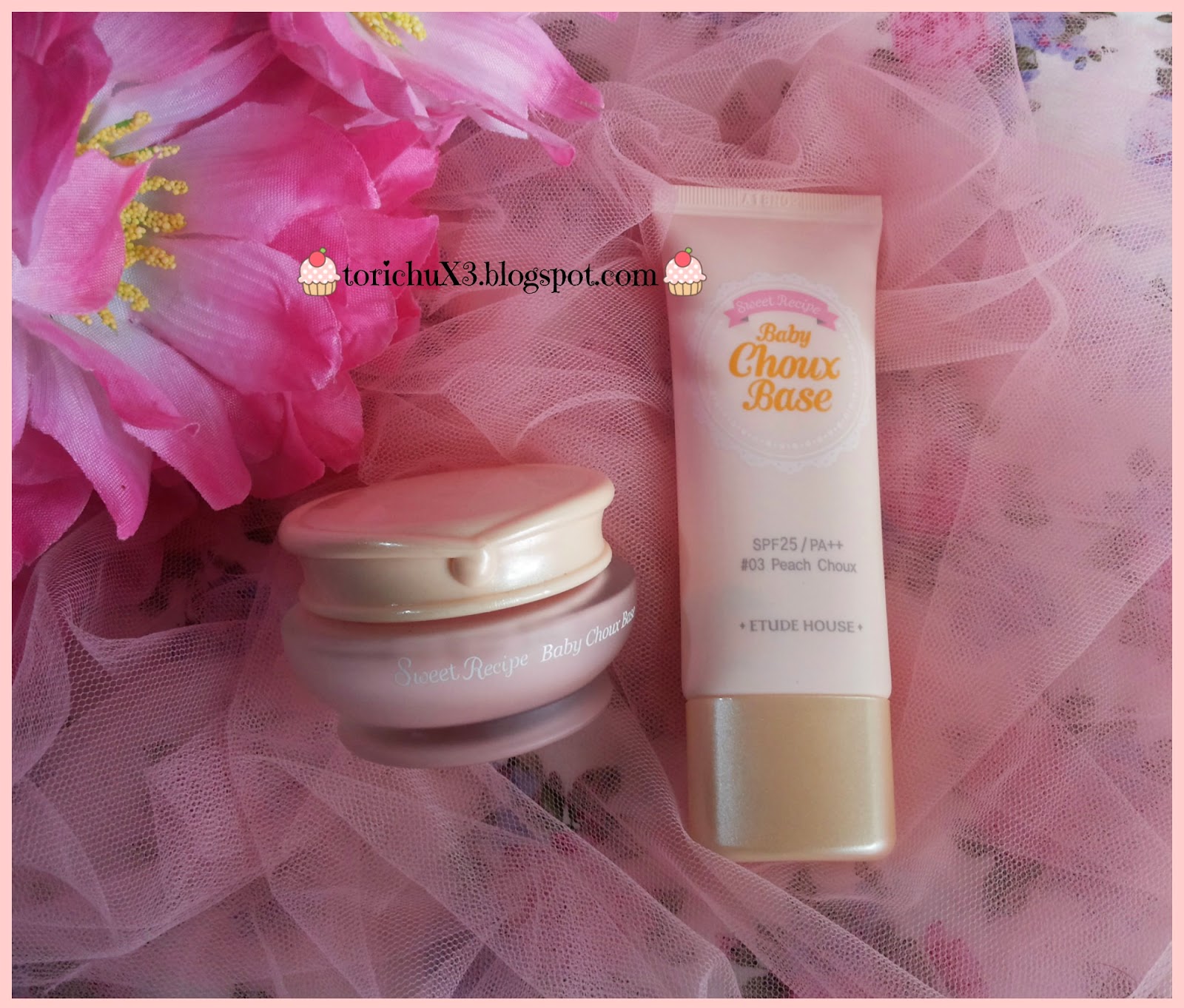Tori Chu: Review: Etude House Sweet Recipe Baby Choux Base #Peach