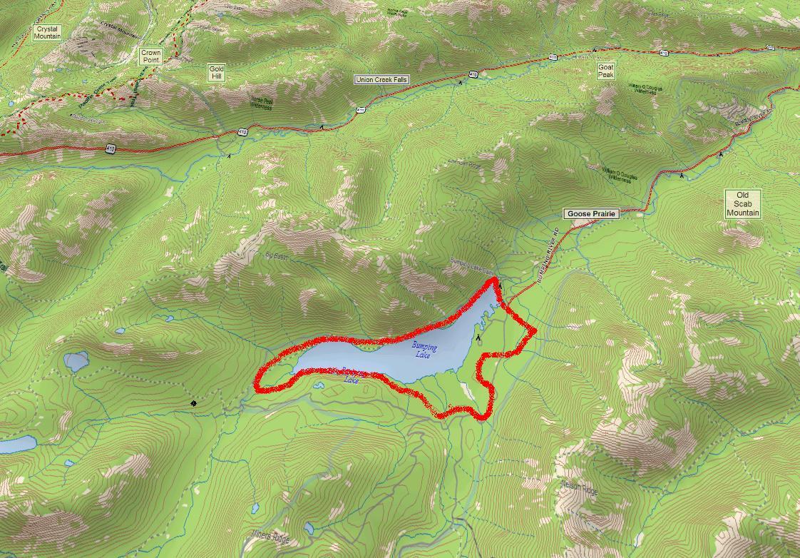 NCCC: Bumping Lake geography