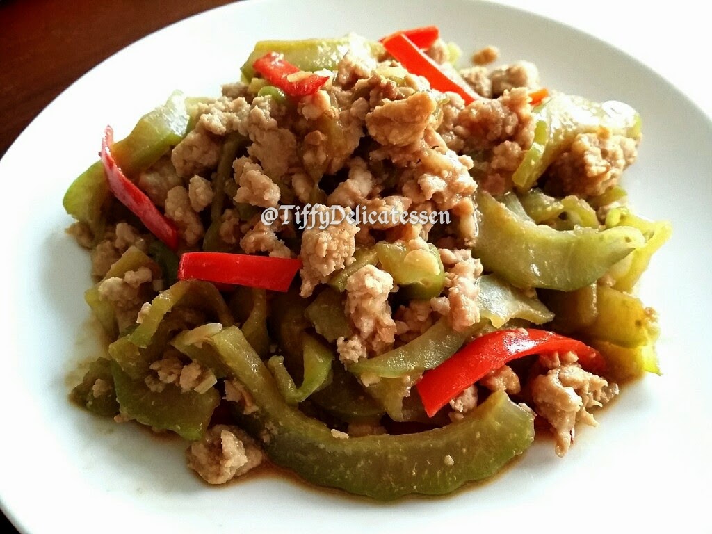 Tiffy Delicatessen: Minced Pork with Bitter Gourd in Soy Bean Paste