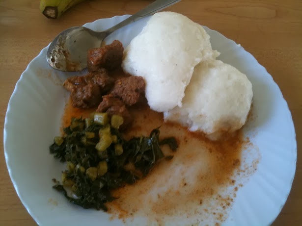 A Year in the African Sun: Food glorious food
