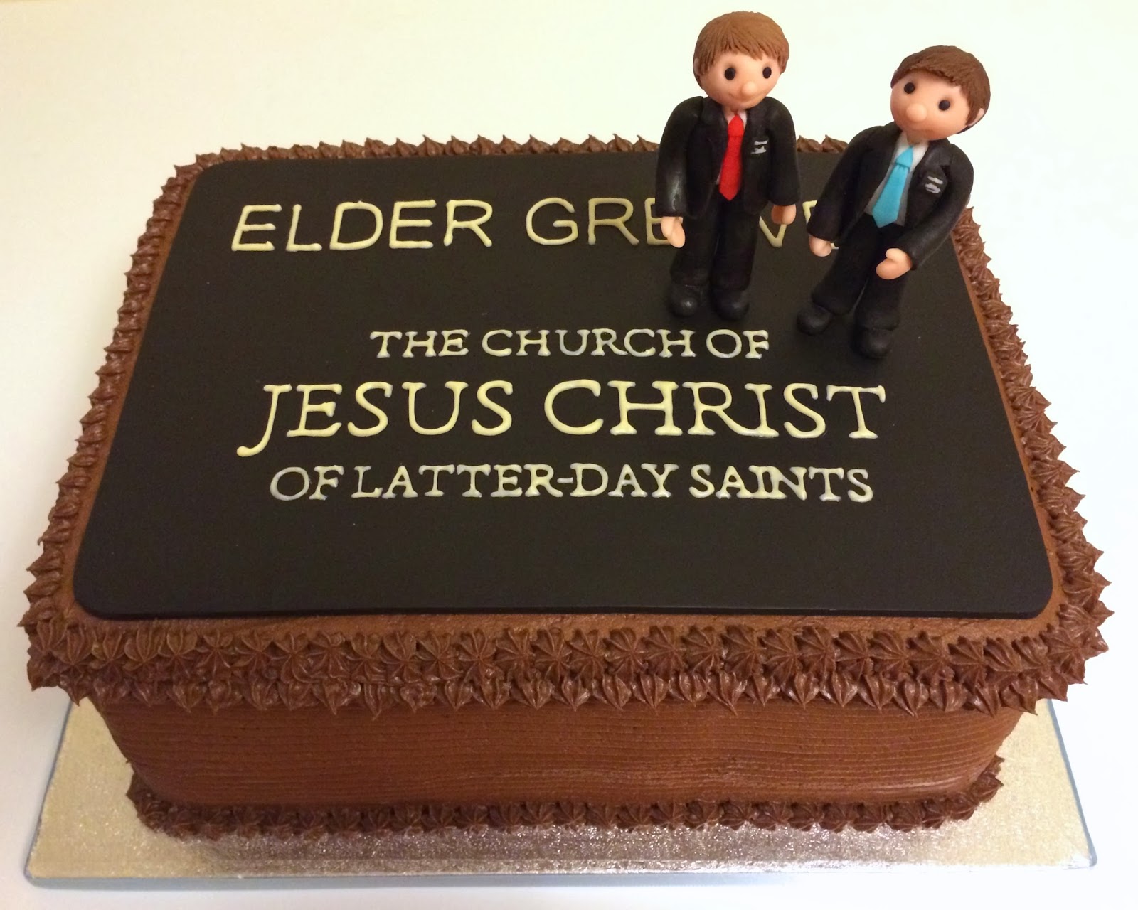 Elaine's Sweet Life: Missionary Send-off Cake
