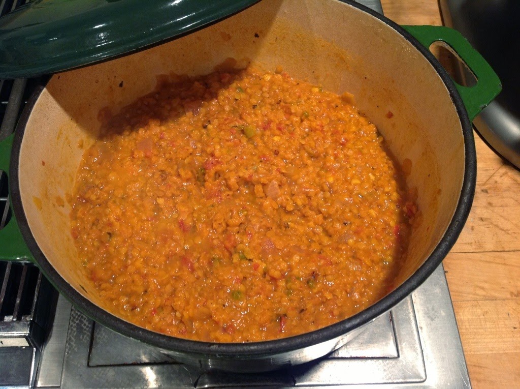 Honey, I'm home!: Yemisir Kik Wot (Ethiopian Red Lentils)