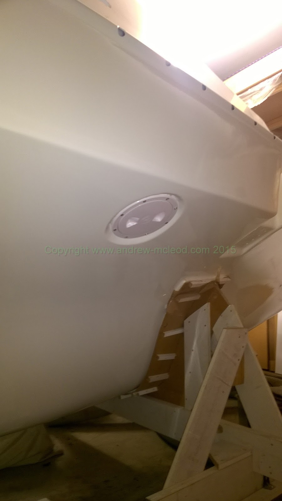 Farrier F22R trimaran building blog by Andrew McLeod: Interior ...