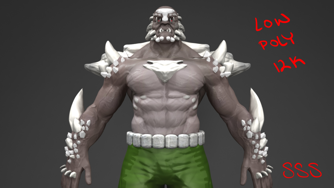 Sankar Art: Doomsday SSS render test 2