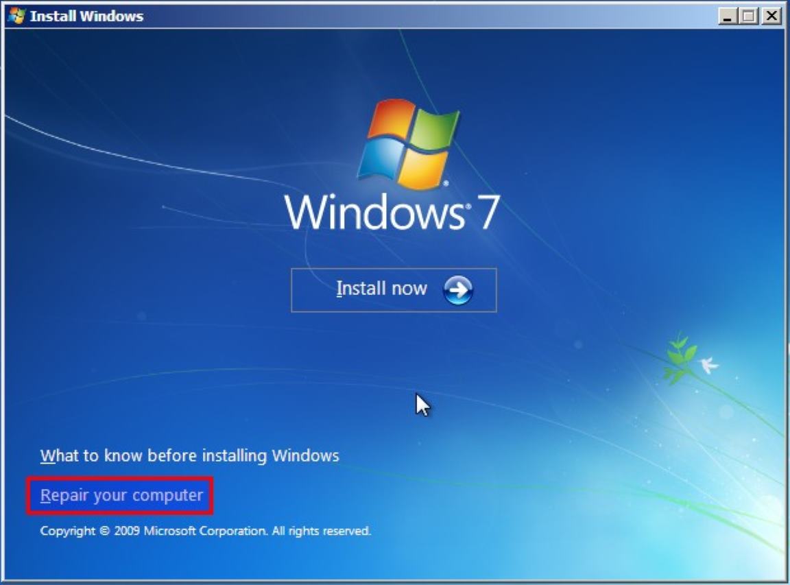 Mengatasi windows gagal booting setelah menginstal windows loader ...