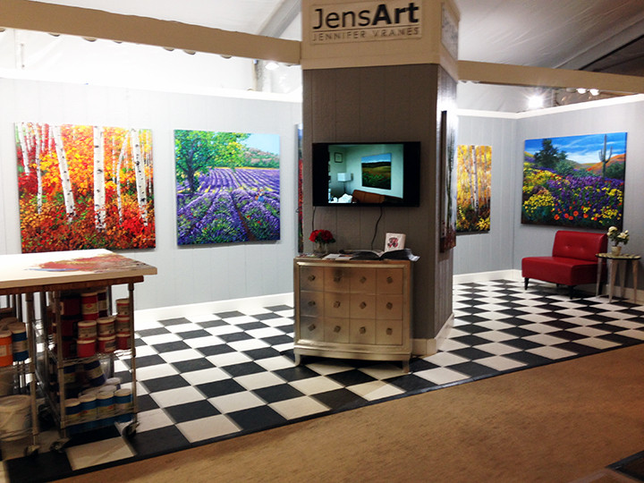 Aspen Paintings by Contemporary Aspen Artist Jennifer Vranes, Birch ...