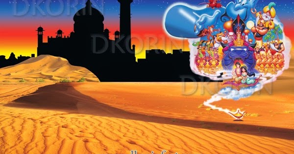 dkorinfest: Aladdin - Painel festa infantil banner display toten mdf