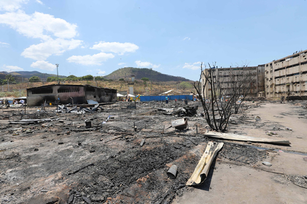 En fotos: así se encuentra la cárcel de Tocorón tras el incendio del ...