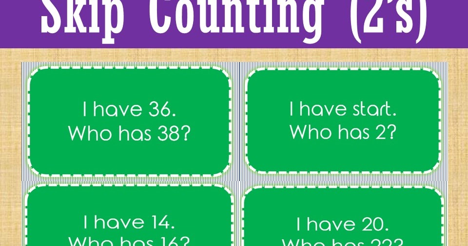 Skip Counting Freebie