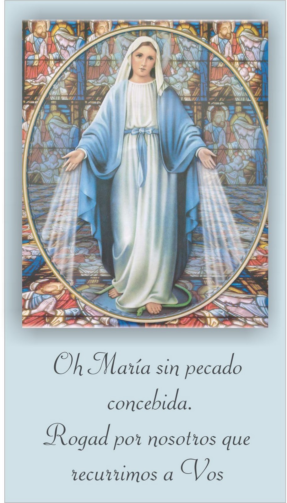 TARJETAS Y ORACIONES CATOLICAS: OH MARÍA