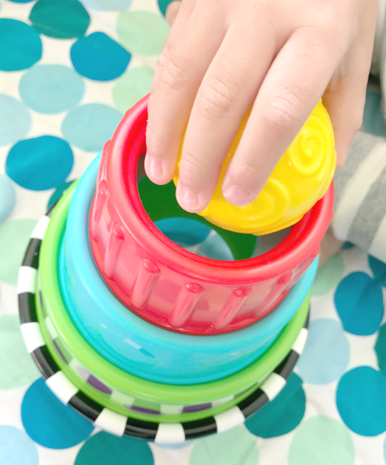 Sassy Stack 'n Dunk Toy {Giveaway} | Happy Mess MOMents