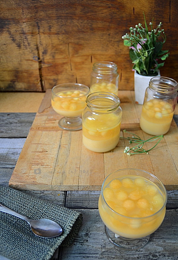 Puding Melon | Dapur Comel Selma