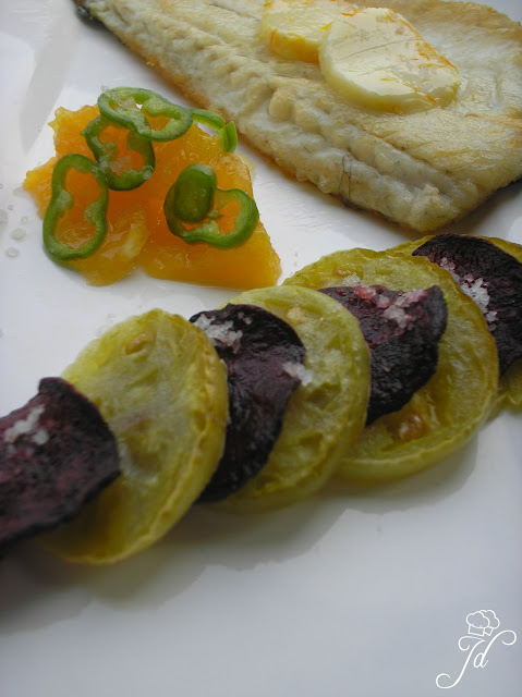 Jedozovni duo: Brancin s grilanim povrćem i narančom