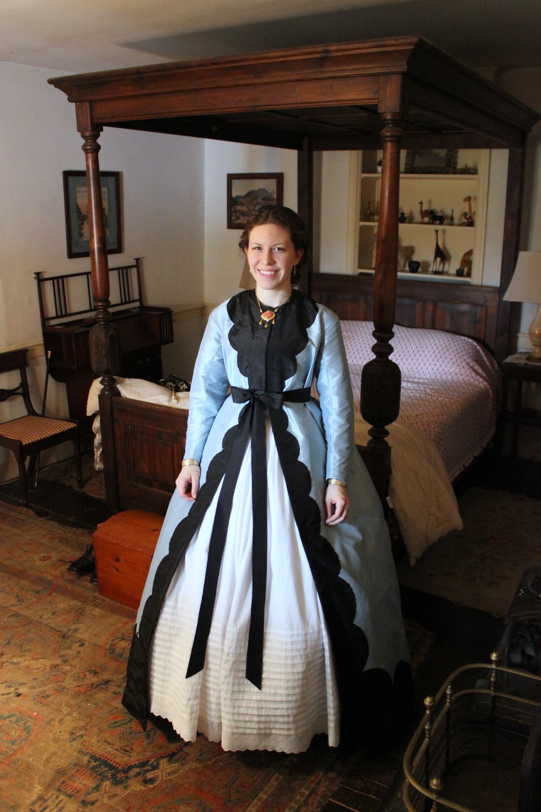 Couture Historique: 1860's Silk Wrapper