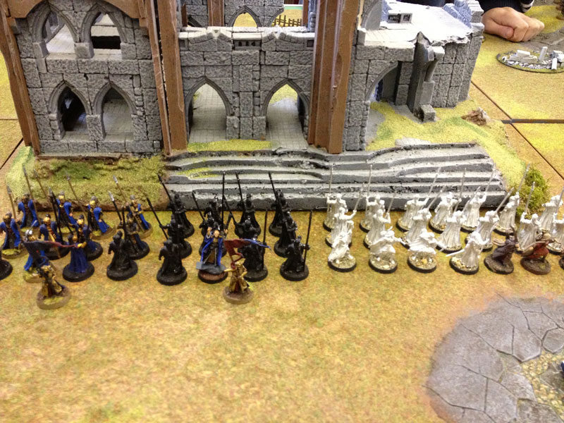 East Grinstead Wargaming Sussex: Hobbit SBG Galadhrim Guard vs Dol Guldur