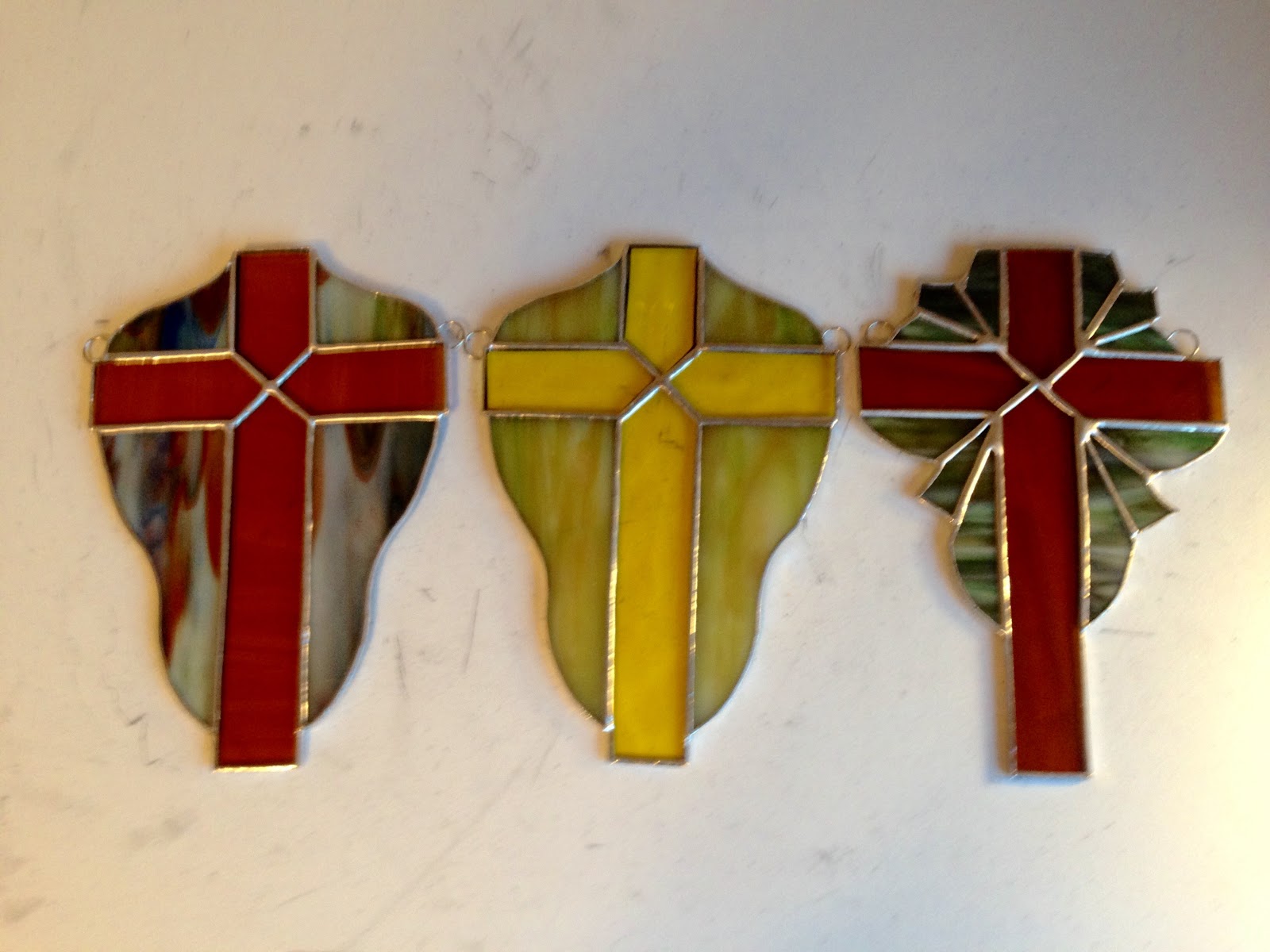 My Craft Kicks Glass: Christmas Crosses