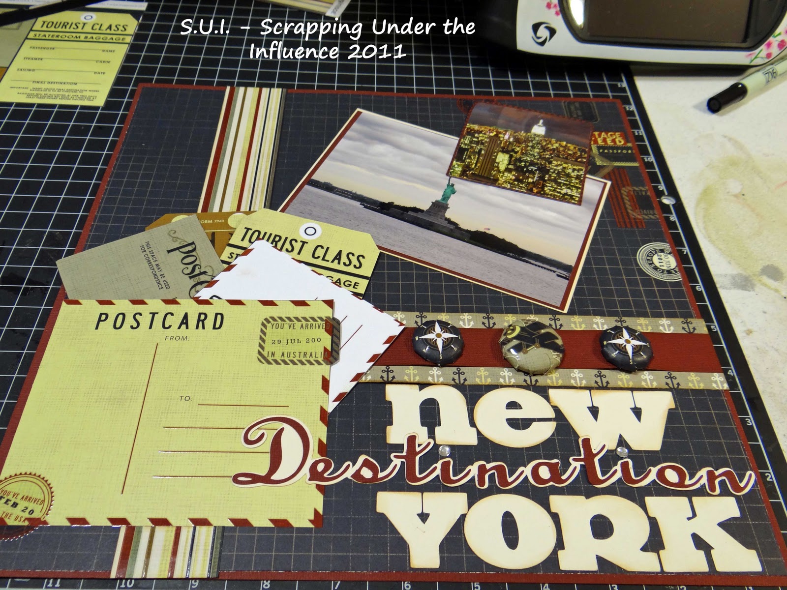 Scrapping Under the Influence: Bon Voyage Layout