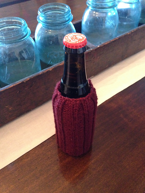 Sent by Sarah: Carter's Ribbed Beer Cozy