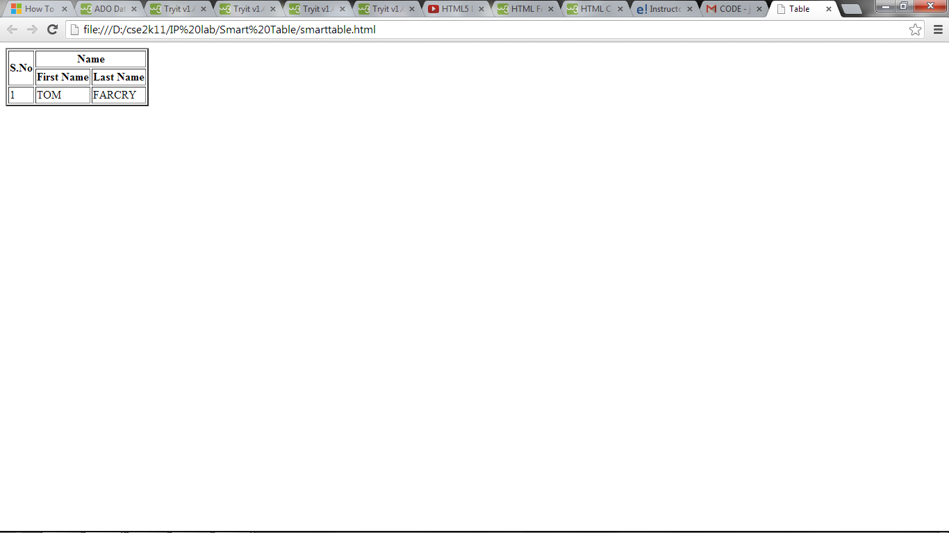 Joy of Programming: Smart Table