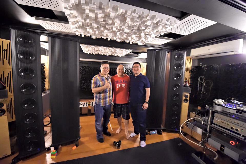 Gryphon Pendragon speakers in Dato’ Danon Han audio den – M & S ...