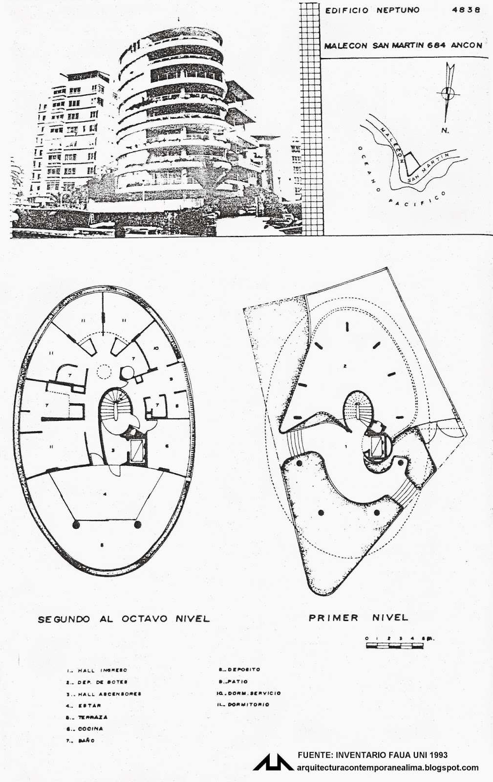 ARQUITECTURA CONTEMPORANEA DE LIMA: 4838 EDIFICIO NEPTUNO