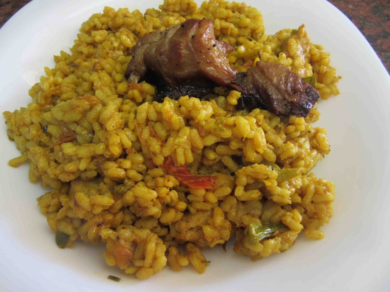 Culinaria y otras cosas: Paella de choto con verduras