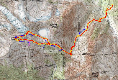High Pressure Adventures: October 7, 2012 - Vesper Peak North Face
