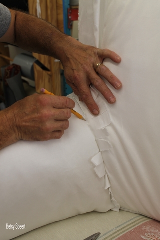 Betsy Speert's Blog: Upholstering the Inside Back of a Chair: Chapter 3