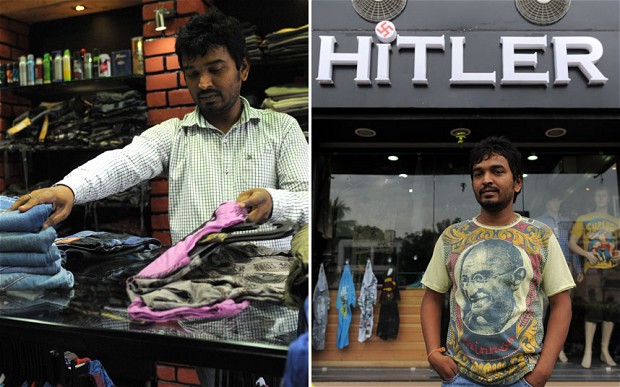 SOLYMONE BLOG: INDIA'S JEWISH COMMUNITY CONDEMN 'HITLER' CLOTHES SHOP?
